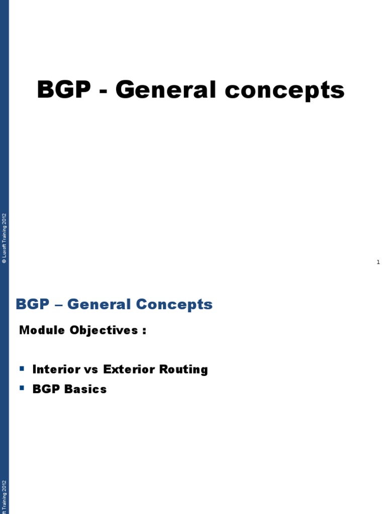 BGP Theoretical Approach | PDF | Routing | Router (Computing)