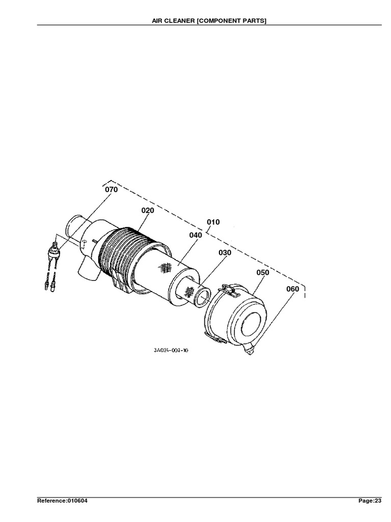 Air Cleaner Component Parts List | PDF