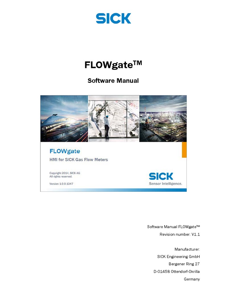 Flowgate: TM Software Manual | PDF | Menu (Computing) | Databases