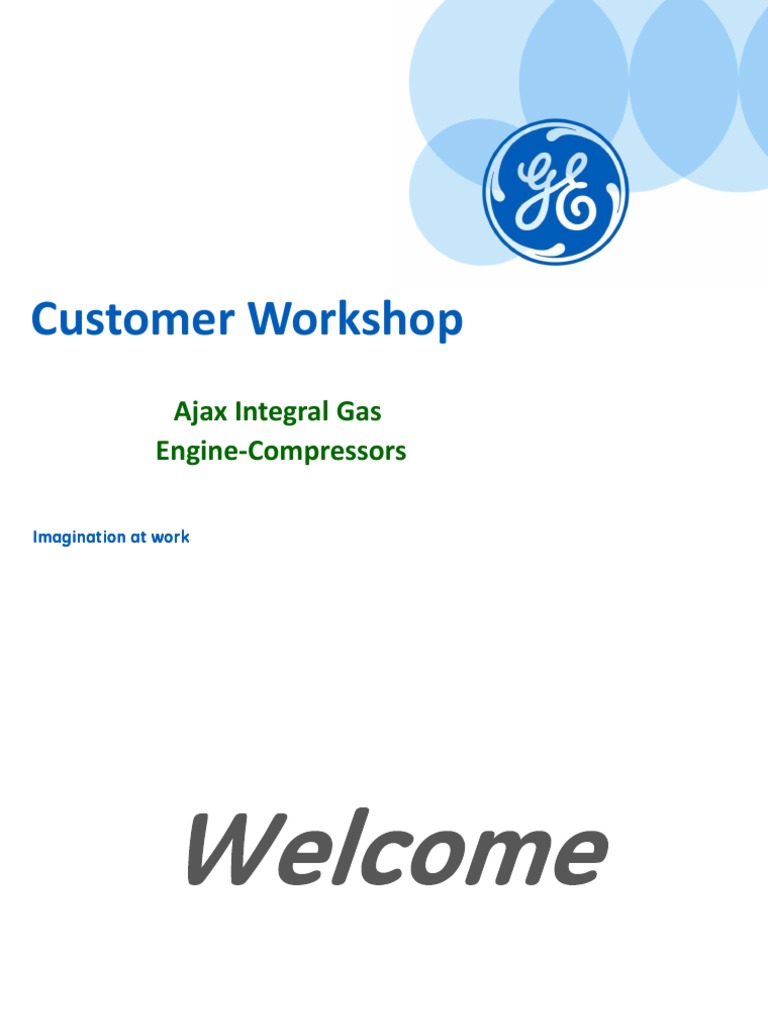 Customer Workshop: Ajax Integral Gas Engine-Compressors | PDF | Engines ...
