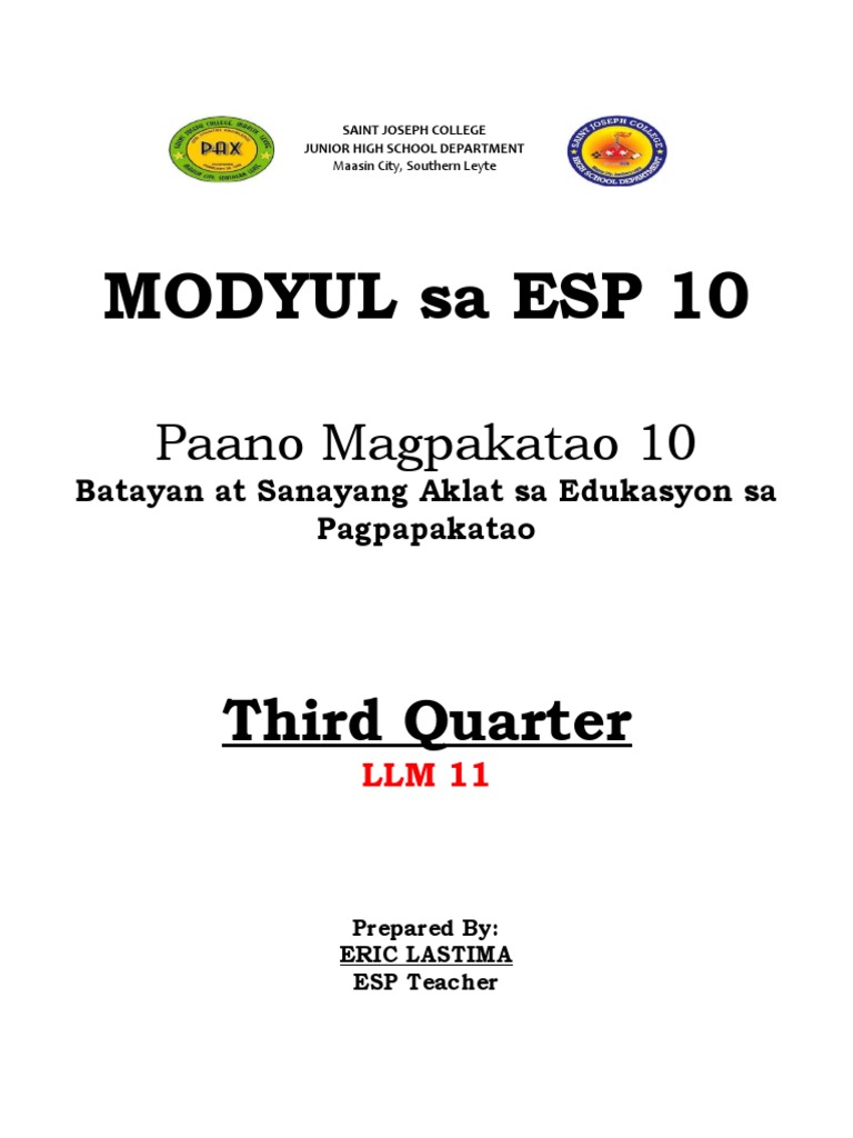 ESP 10 Module 11 LLM | PDF
