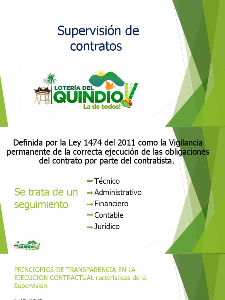 Diapositivas Supervisión Contratos | PDF | Gobierno | Justicia