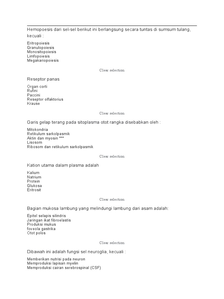 Hemopoesis Dari Sel | PDF