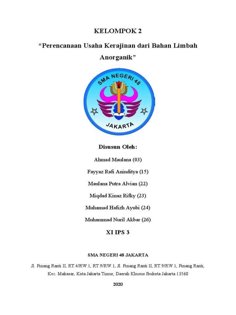 Perencanaan Usaha - Kelompok 2 - XI IPS 3 | PDF