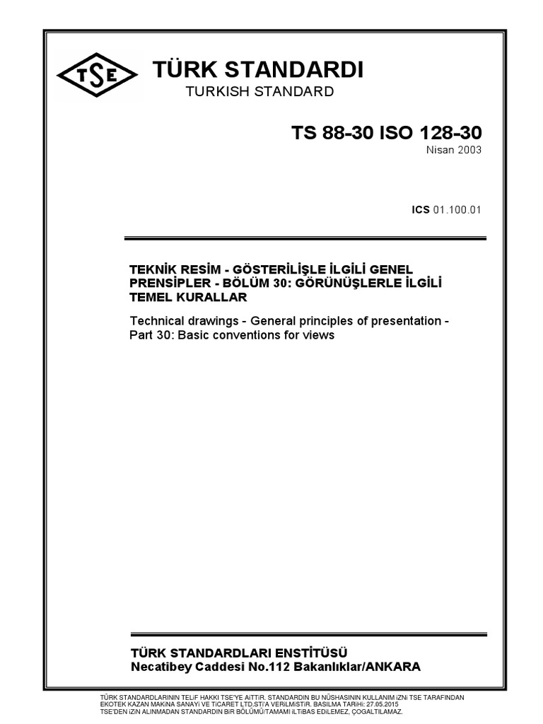 TS 88 30 Iso 128 30 | PDF
