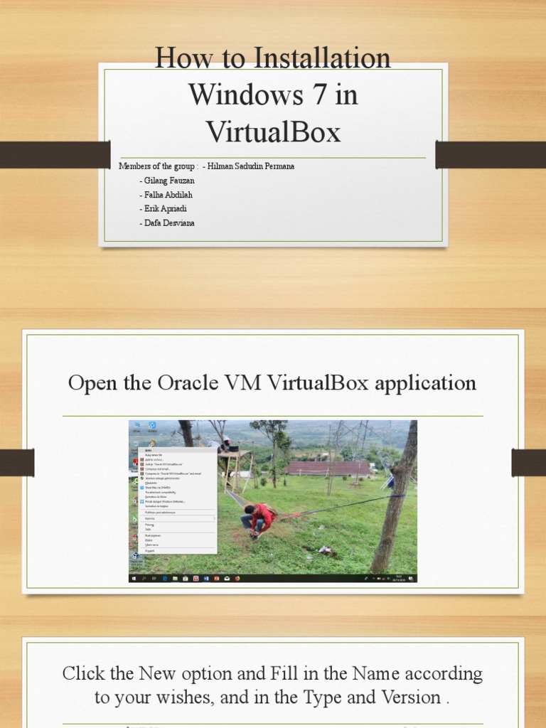 Install Windows 7 in VirtualBox Guide | PDF | Computers