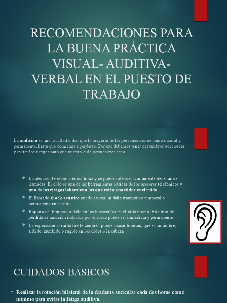 Cuidados Básicos Ojos Voz y Oídos | PDF | Auriculares | Ojo humano