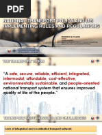 National Transportation Policy | PDF | Public Transport | Public ...