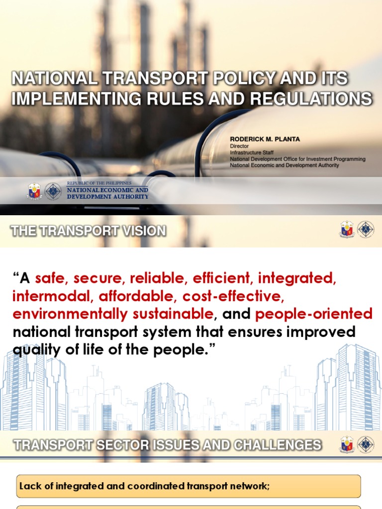 Transportation Policy | Download Free PDF | Public Transport | Public ...