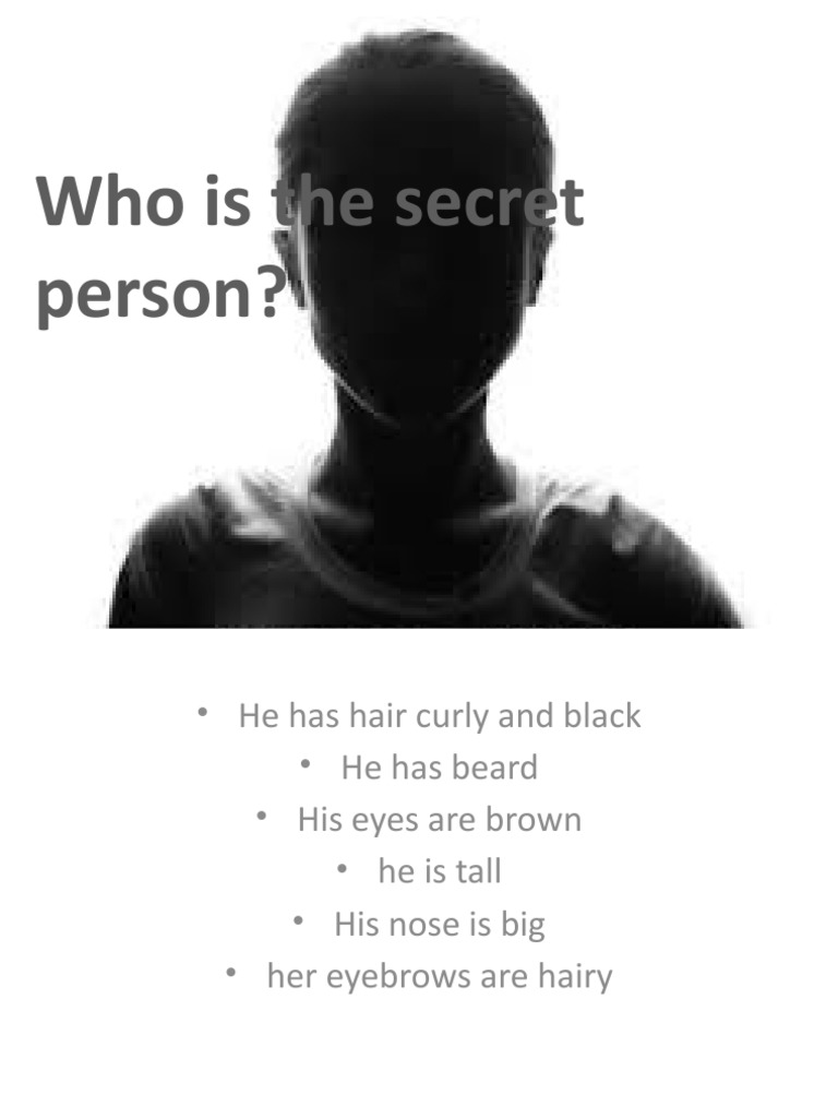 Who Is The Secret Person? | PDF