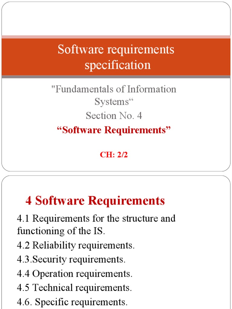 3 Lecture SRS - Software Requirements | PDF | Databases | Conceptual Model