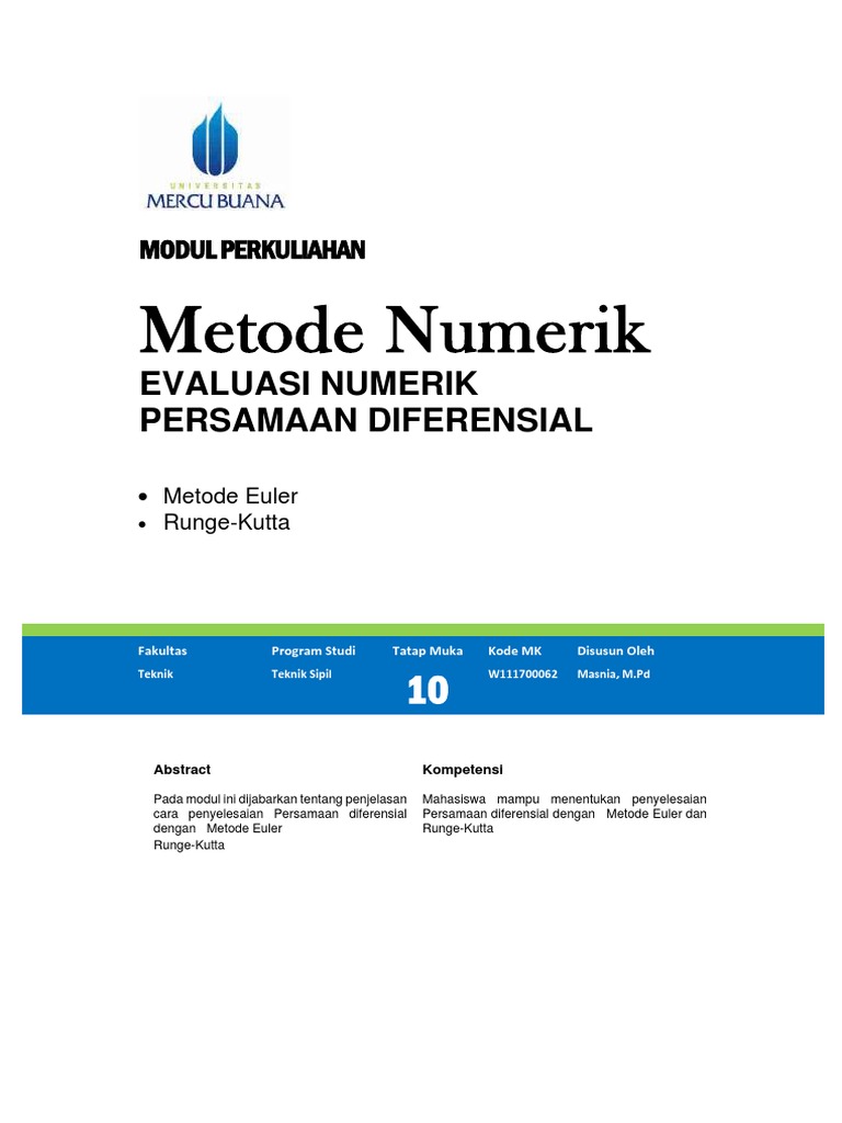 Modul 10 | PDF | Metode & Bahan Ajar