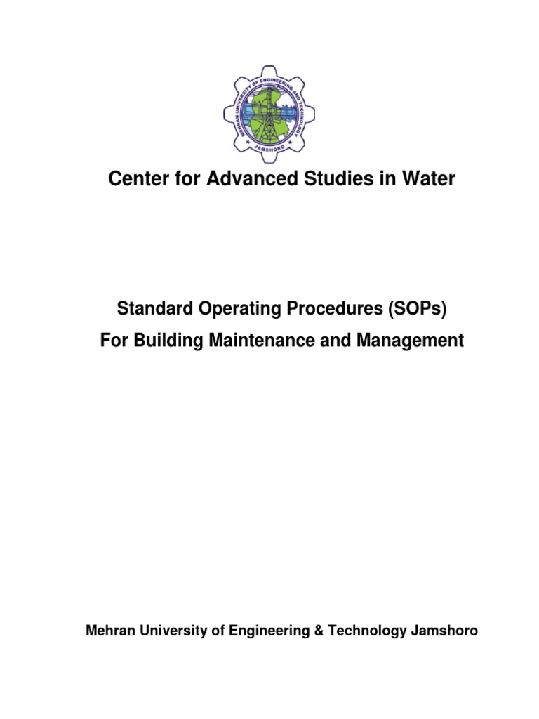 SOP Building Maintenance and Management | PDF | Nature