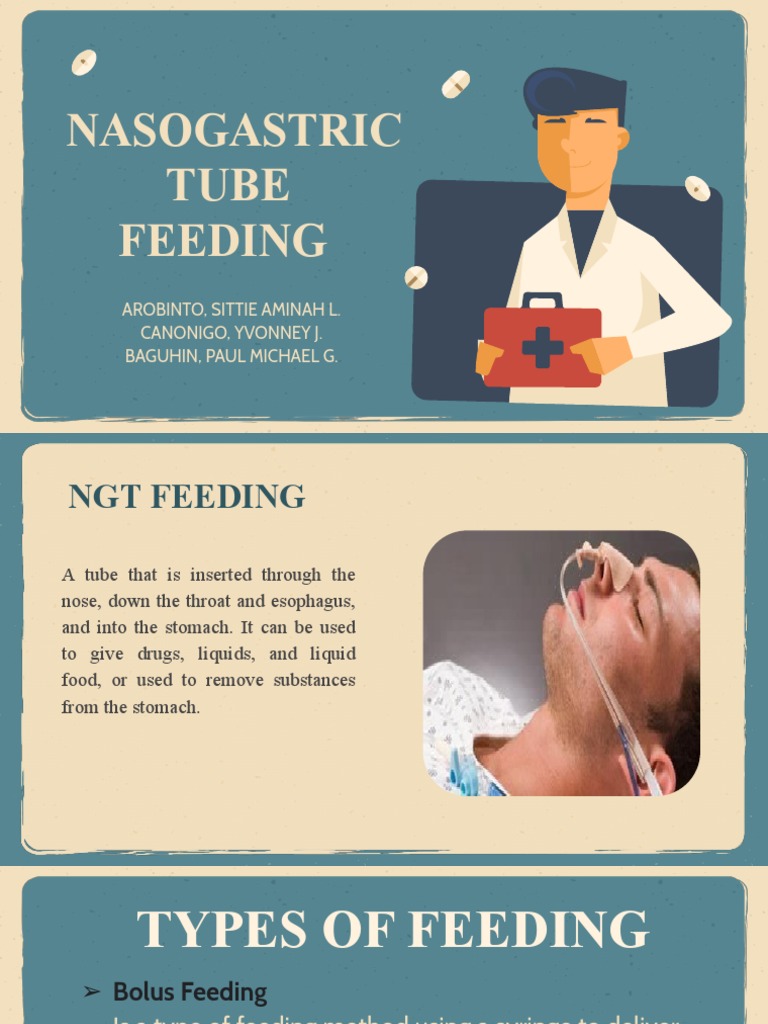 Nasogastric Tube Feeding Guide | PDF | Intravenous Therapy | Syringe