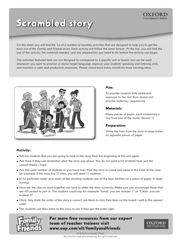 Faf Scrambled Story | PDF | Brainstorming | Cognitive Science