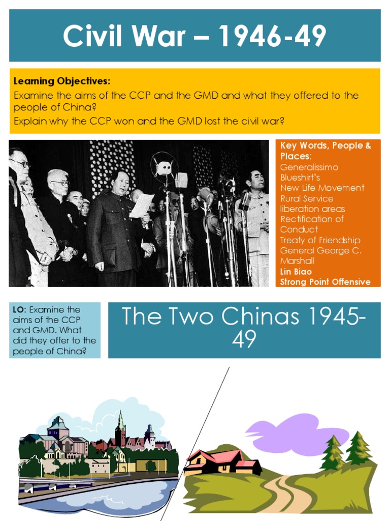 Civil War - 1946-49: Learning Objectives | PDF | Kuomintang | Chiang ...
