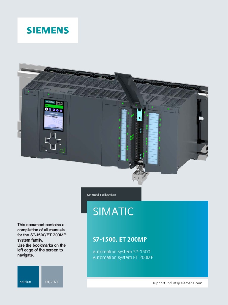 s71500 Et200mp Manual Collection en-US | PDF | Input/Output | Programmable Logic Controller