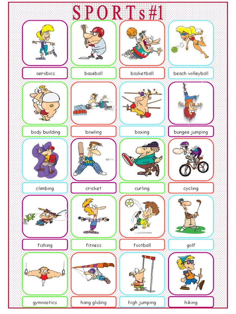 Sports-Picture Dictionary | PDF