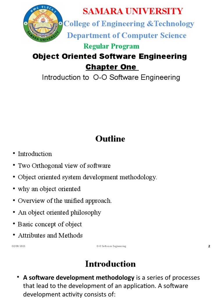 Chapter1 Introduction To OO System System Development | PDF | Object ...