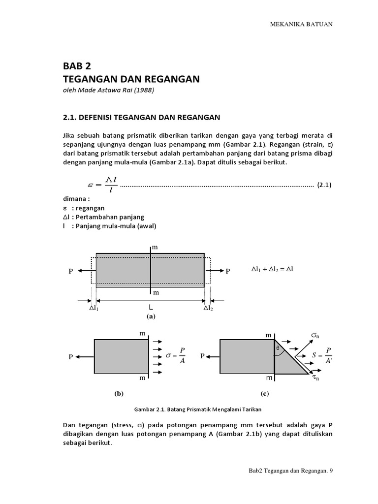 Tegangan Regangan | PDF