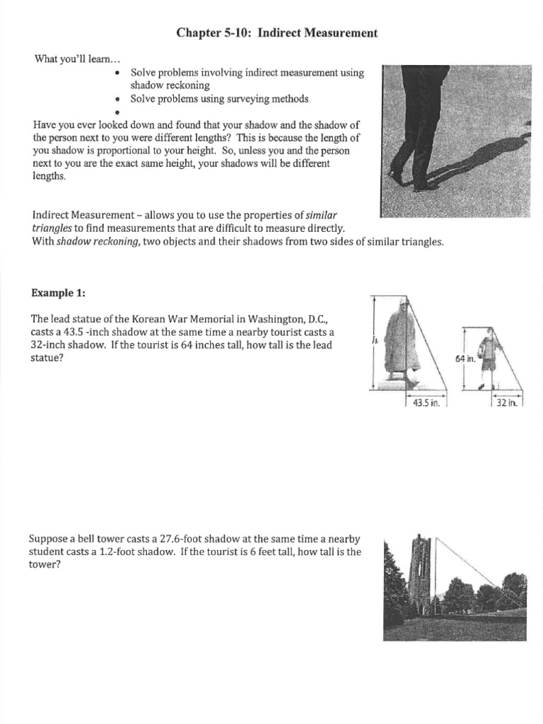 Indirect Measurement | PDF