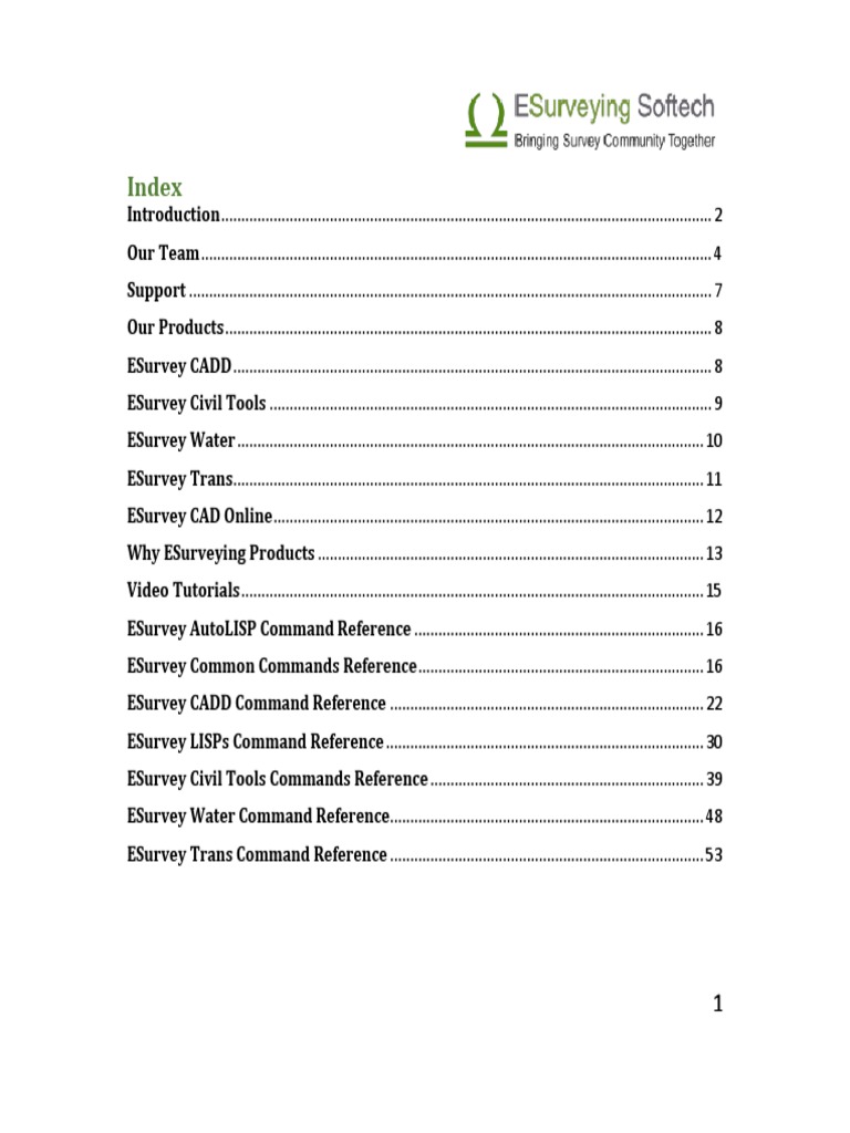 ESurvey Quick Command Reference Guide | PDF | Computing And Information Technology | Software
