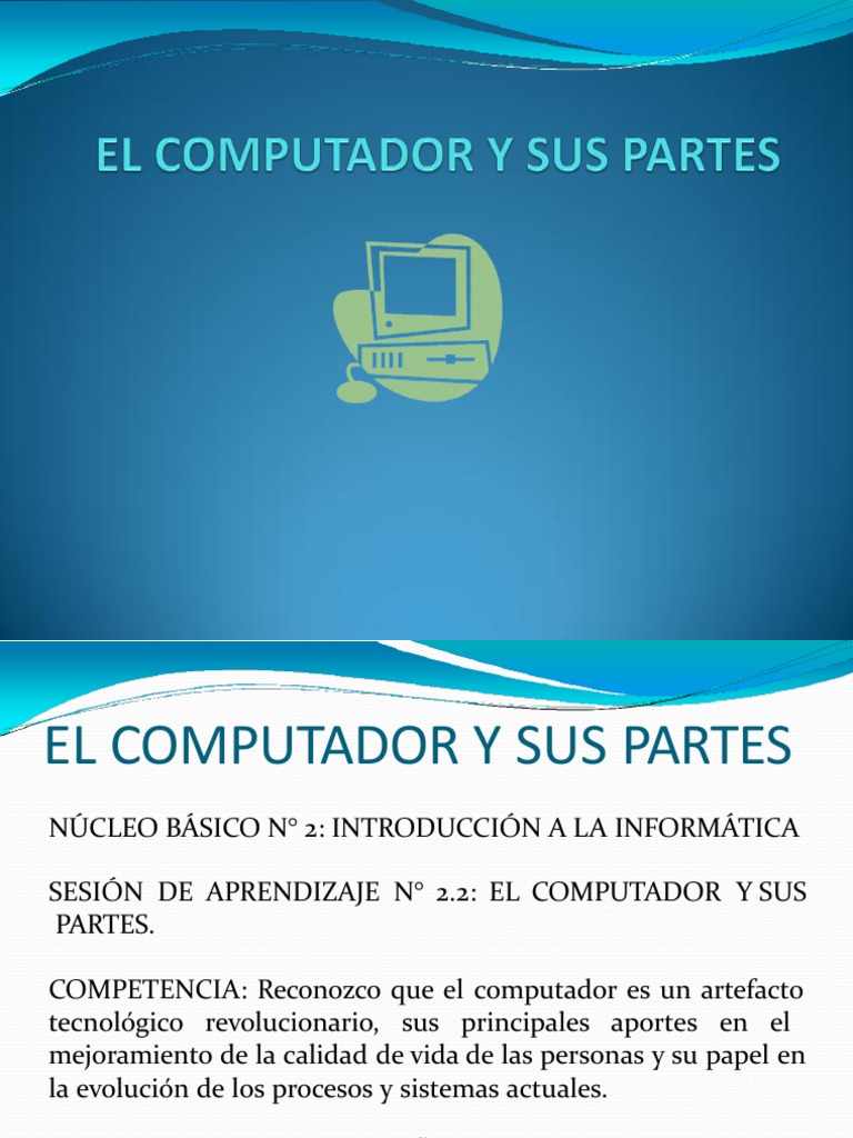 Clase 4. Partes Externas de Un Computador | PDF | Hardware de la ...