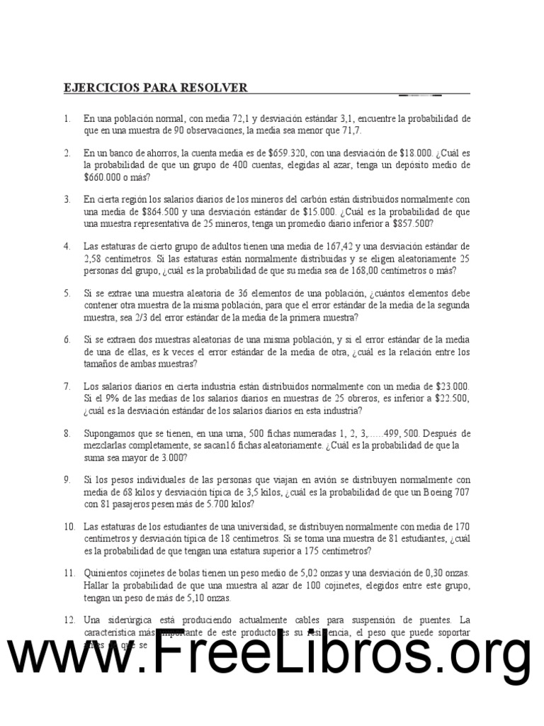 Practica Muestreo | PDF | Desviación Estándar | Probabilidad