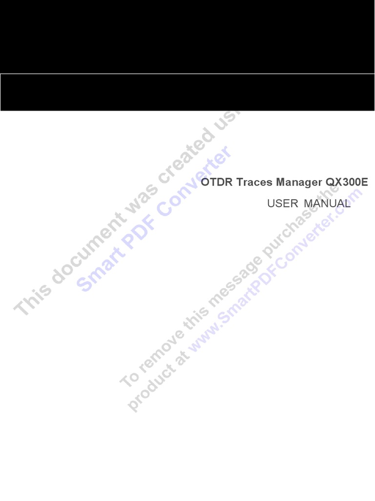 Otdr Traces Anlysis Software Manual Pdf Installation Computer