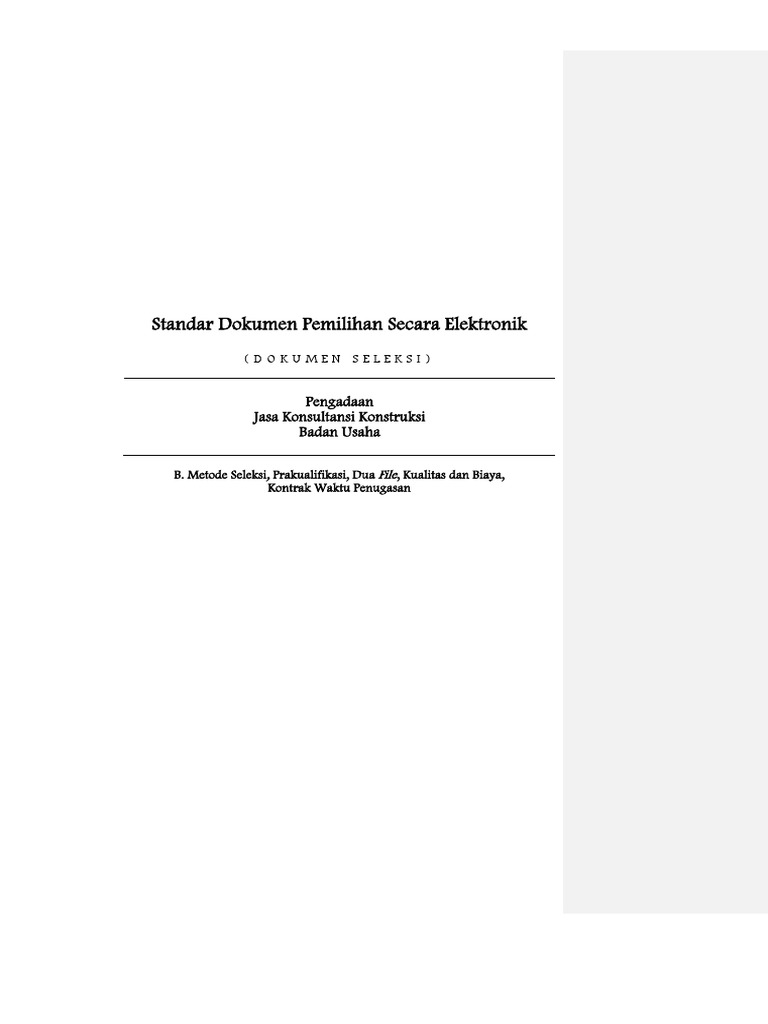 Dok Seleksi Pengawasan Pembangunan Jembatan Elevated Nakau - Air ...