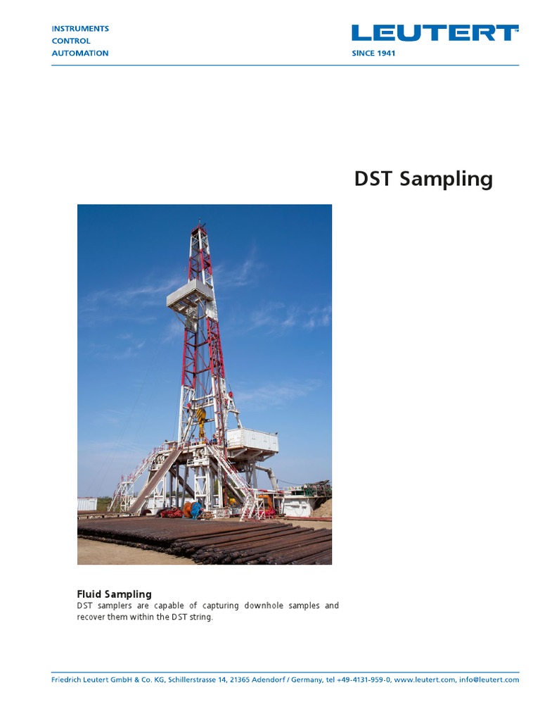 Dst-Sampling Data-Sheet en Screen | PDF | Chemical Engineering | Chemistry