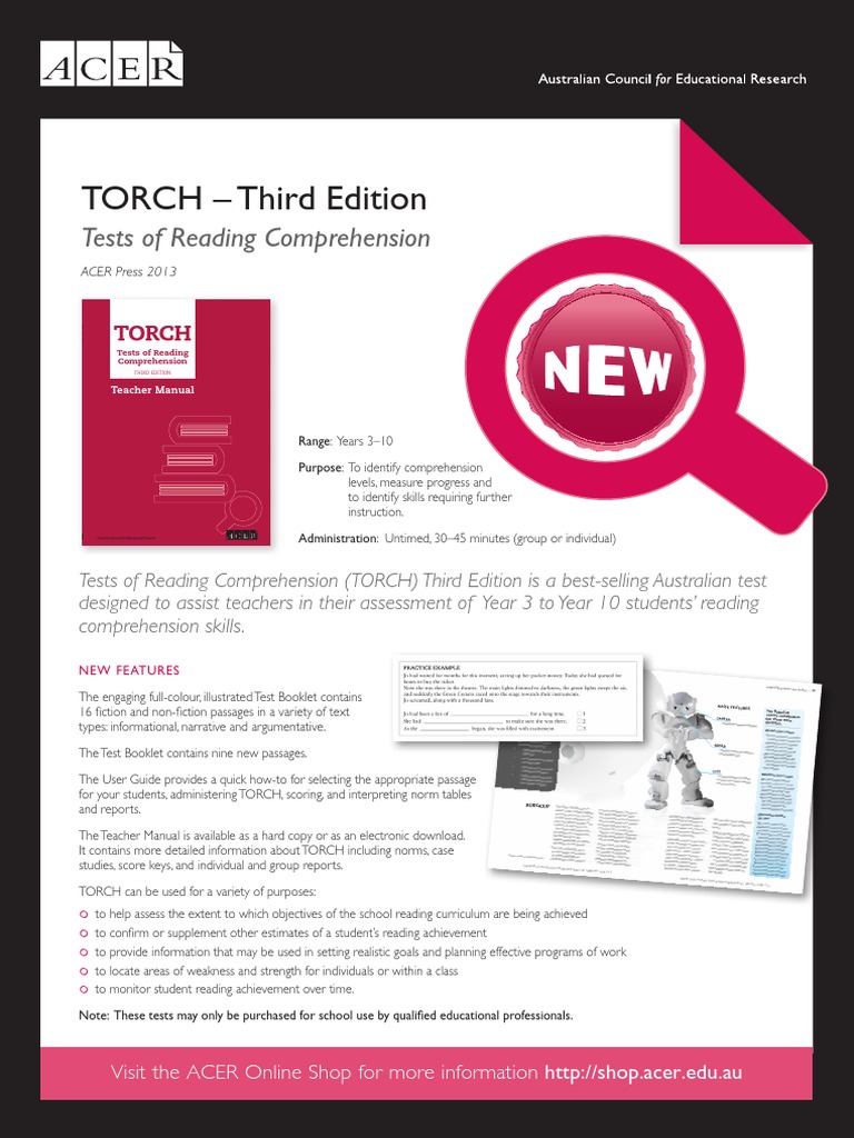 TORCH - Third Edition: Tests of Reading Comprehension | PDF | Reading ...