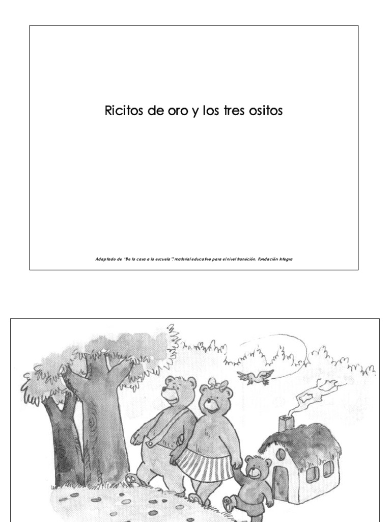 Ricitos de Oro | PDF | Ricitos de oro y los tres osos