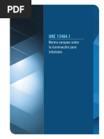 UNE-EN - 12464-1 2022 - Ilum. Lugares Trabajo Int. | PDF