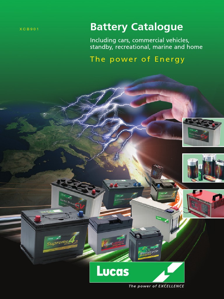 Battery Catalogue: The Power of Energy | Download Free PDF | Battery ...