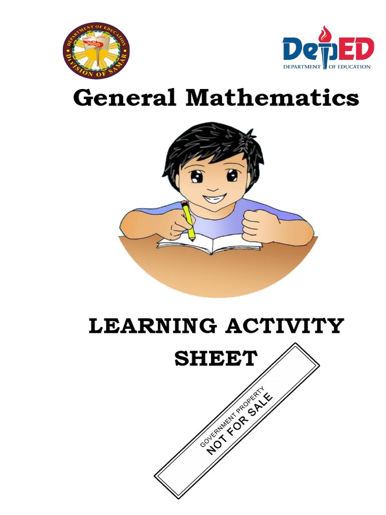 General Mathematics: Learning Activity Sheet | PDF | Compound Interest ...
