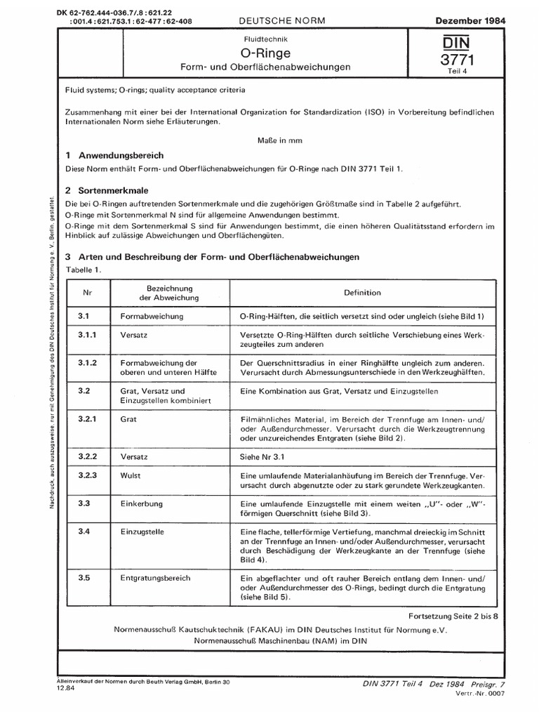 Din 3771-4 1984-12 | PDF