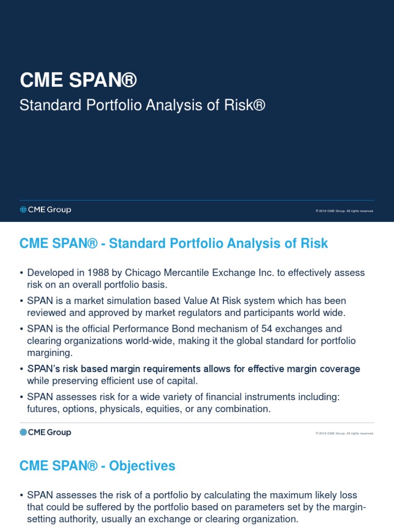 Span Methodology | Download Free PDF | New York Mercantile Exchange ...
