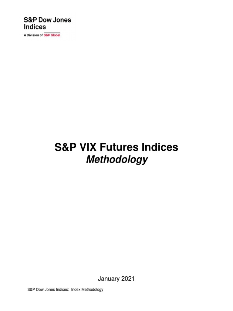 Methodology SP Vix Futures Indices | PDF