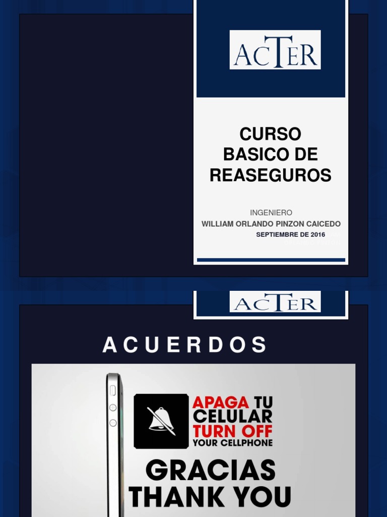 Curso Basico de Reaseguros 2016 | PDF | Reaseguro | Seguro