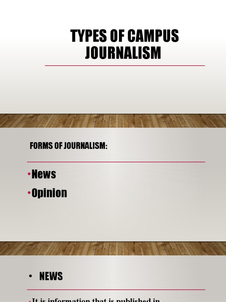 Types of Journalism | PDF