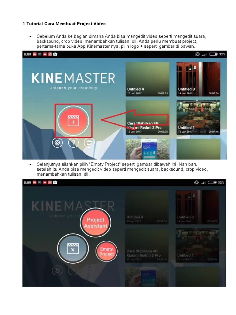 Tutorial Cara Membuat Project Video | PDF
