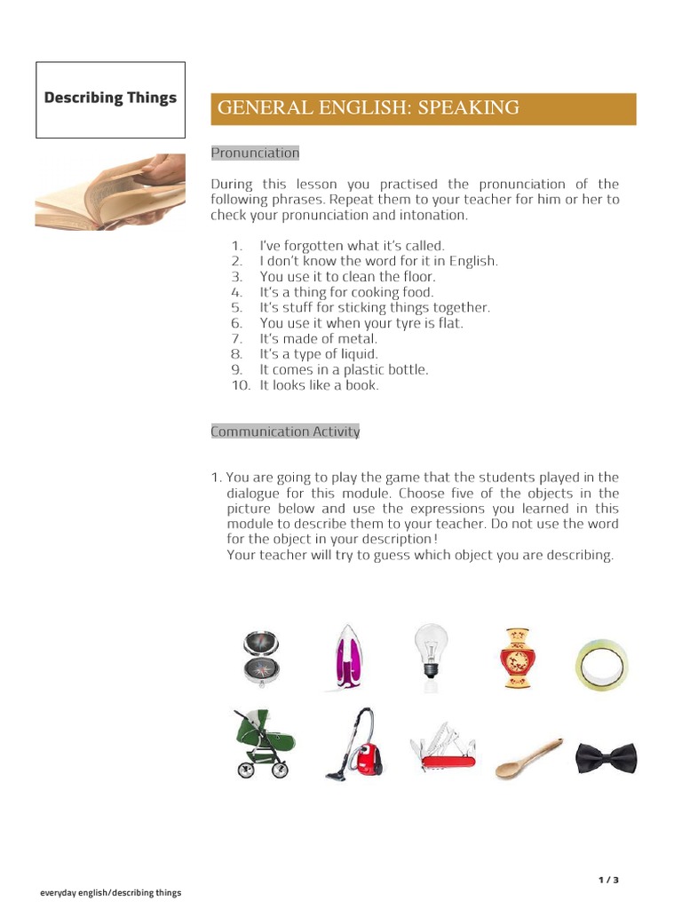 English Speaking: Pronunciation Practice | PDF