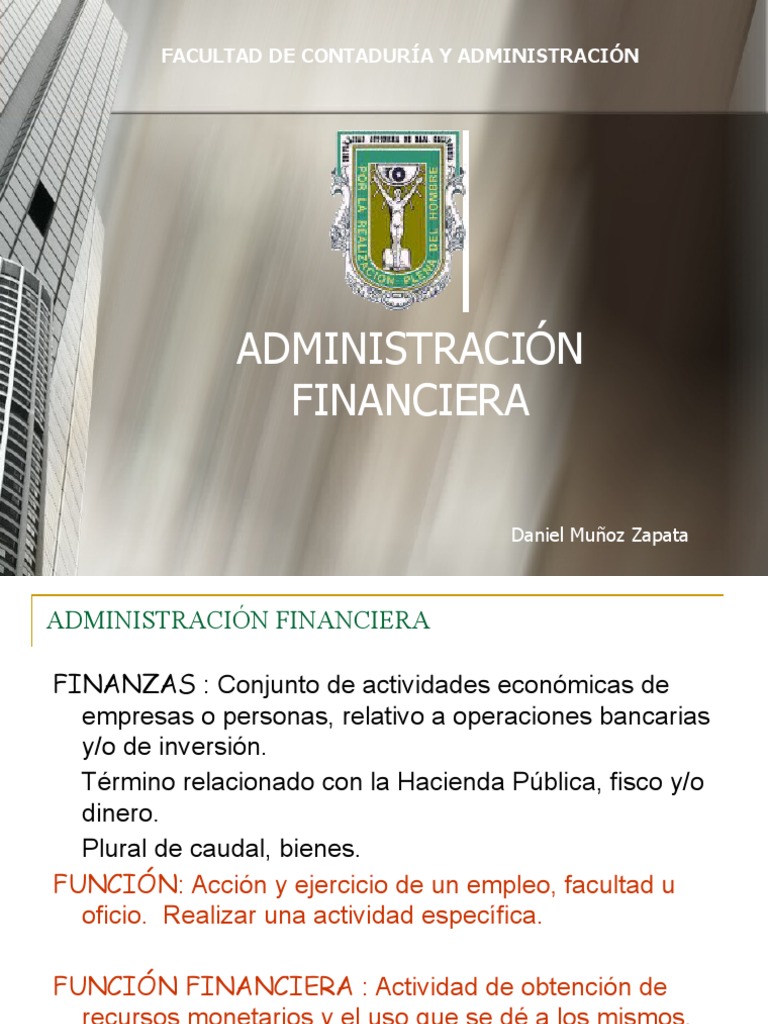 Clase 2 Admón Financiera | PDF | Empresas | Contabilidad