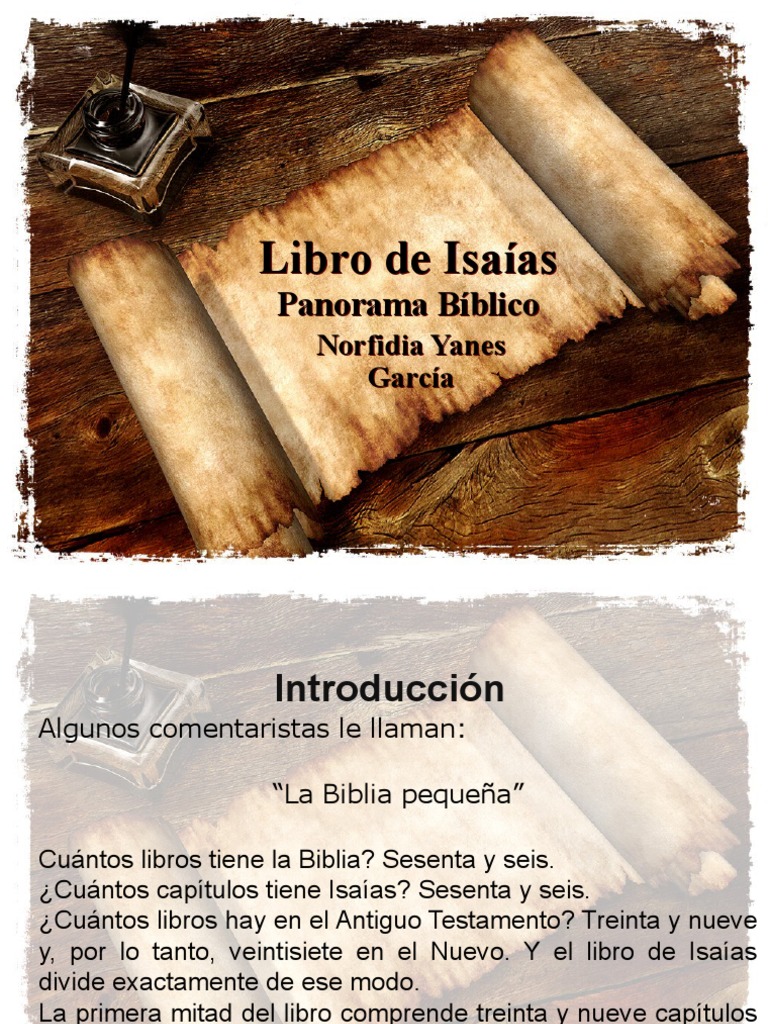 Libro de Isaías | PDF | Daniel (figura bíblica) | Isaias