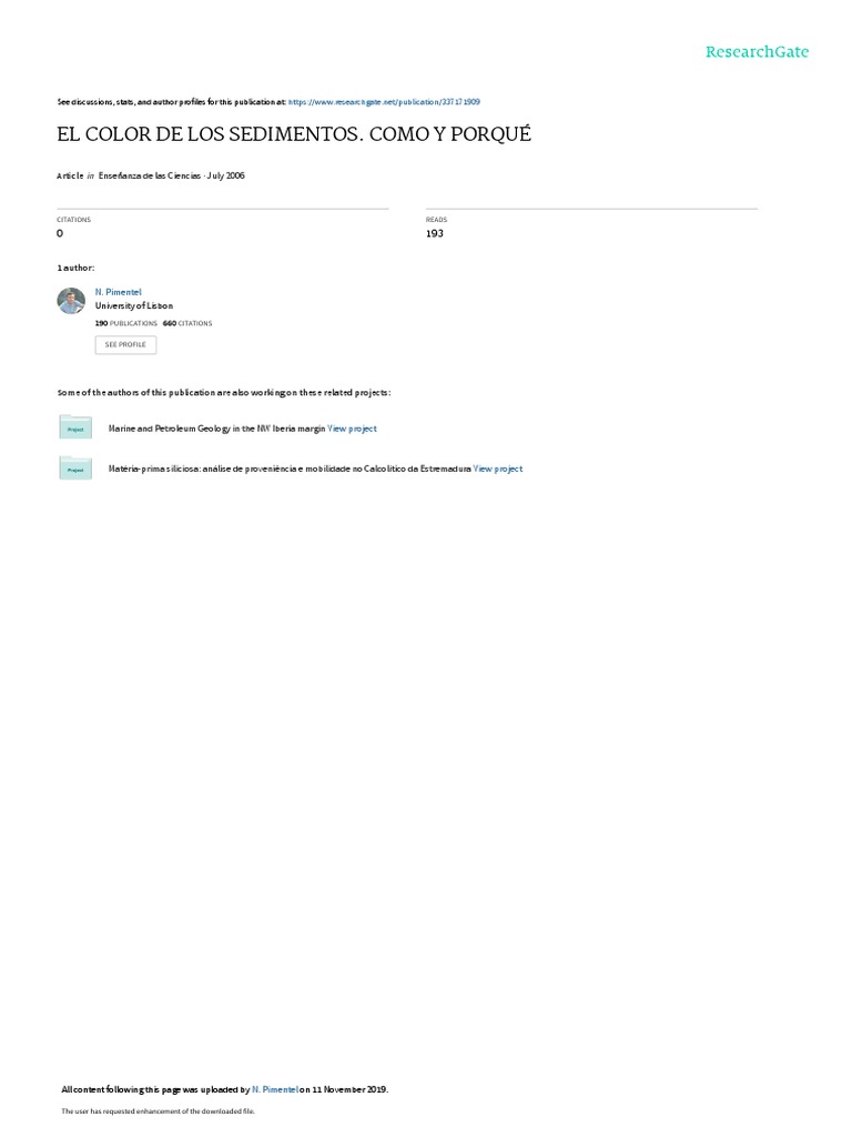 Color de Rocas | PDF | Color | Roca (geología)