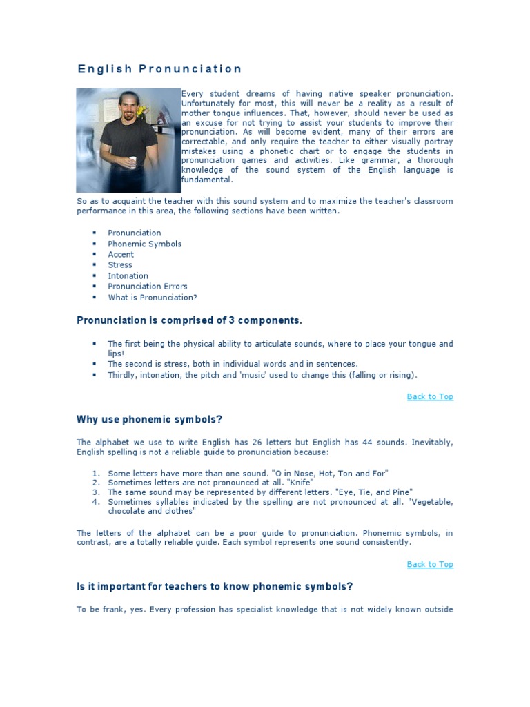 Understanding English Pronunciation | PDF | Stress (Linguistics) | Phoneme