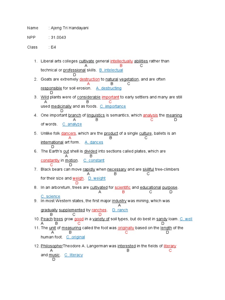 Ajeng Tri Handayani - 31.0043 - E4 | PDF | Soil | Nature