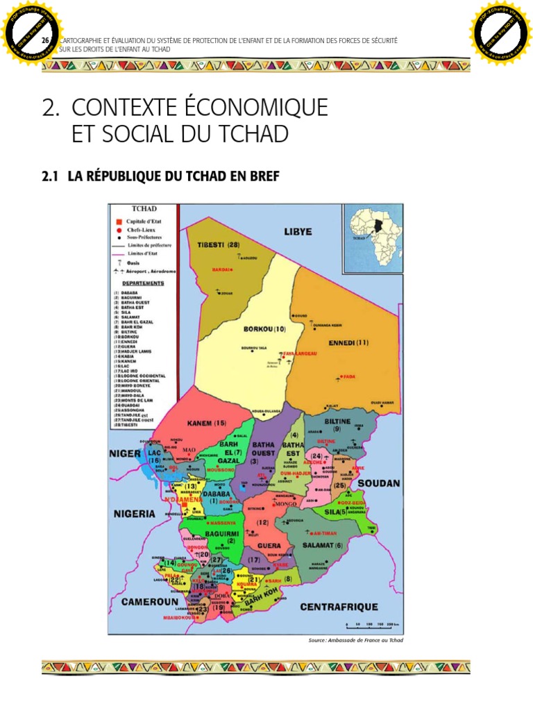 Cartographie des régions du Tchad | PDF | Business