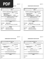 Appendix 46: Reimbursement Receipt Form | PDF | Finance & Money Management